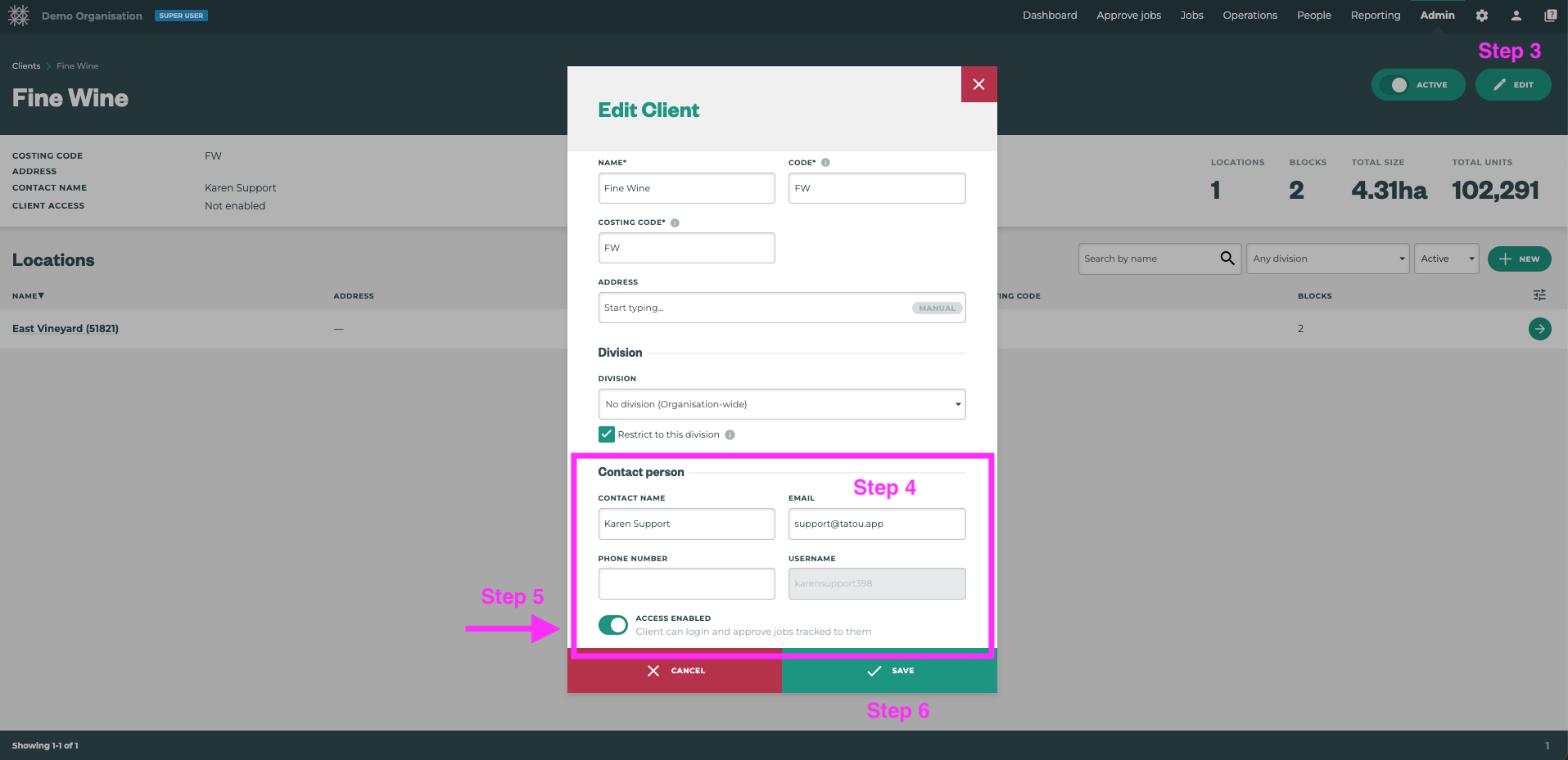 Enabling Client Access